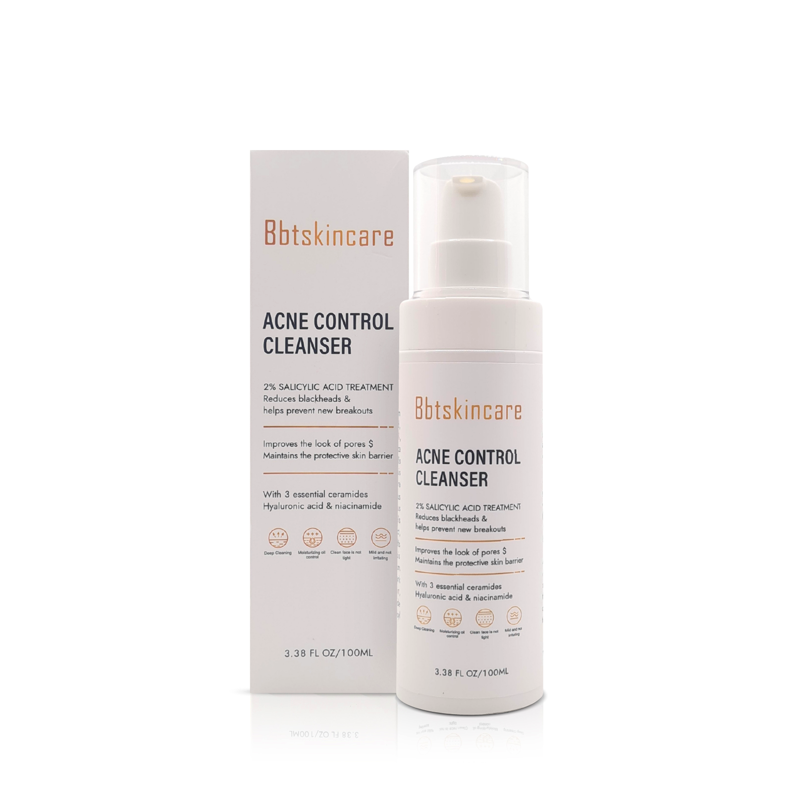 ACNE CONTROL CLEANSER (For oily and acne prone skin) – Bbtskincare